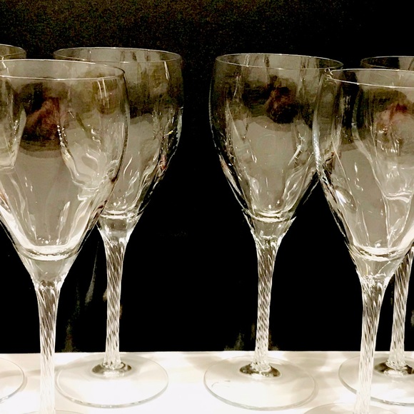 Lenox | Dining | Vintage Lenox Encore 6 Water Wine Goblets Set 825 Tall ...